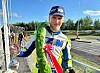 Jonas (21) kjørte som et «olja lyn» i finalen. Slik blir det pokaler av